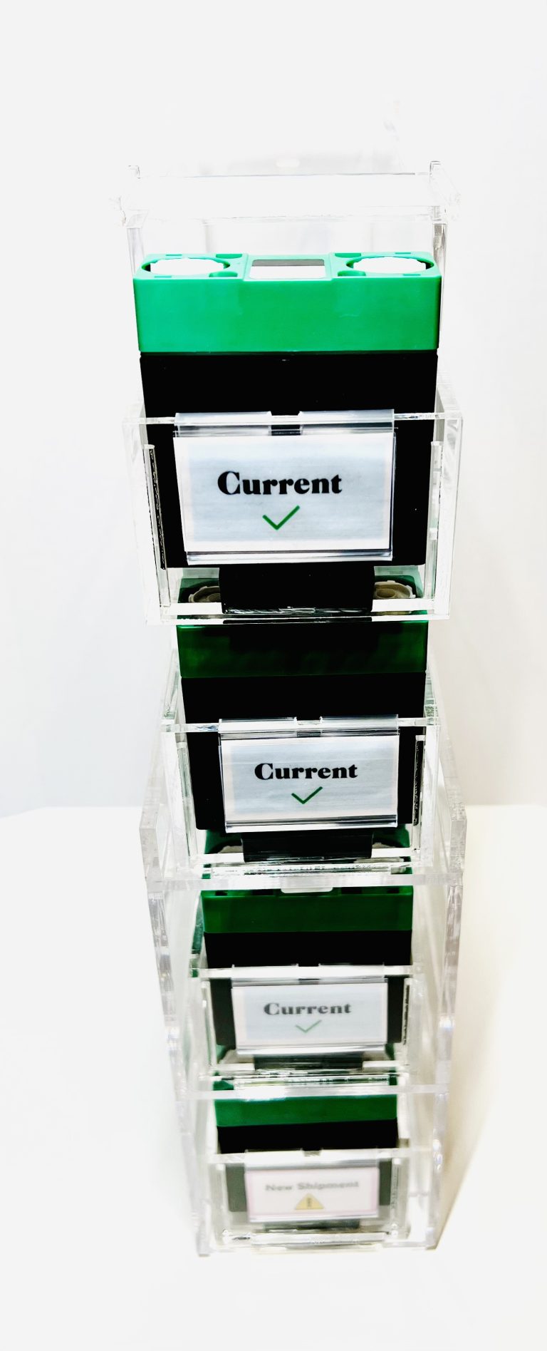 Chemistry Stackable Multiplier Green Pack Reagent Storage Unit – Push ...